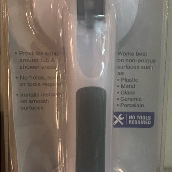 CVS | Bath | Suction Shower Handle With White And Gray Finish | Poshmark